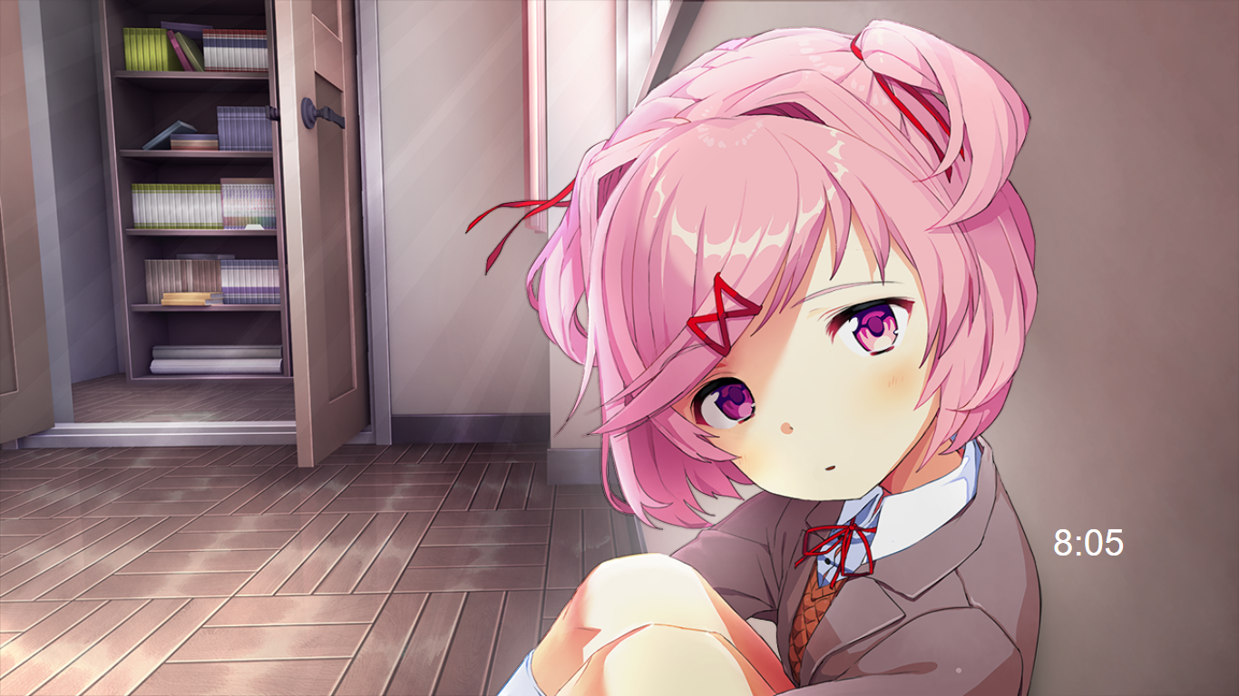 Just Natsuki Screen Saver Ddlc Dapatkan Ekstensi Ini Untuk 🦊
